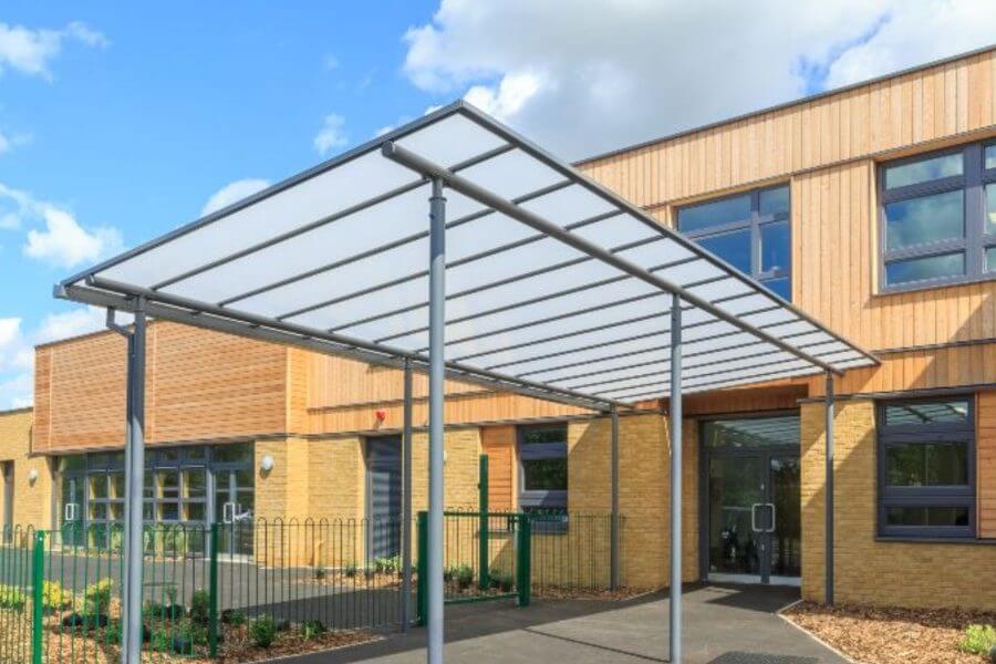 Motiva Linear™ | Straight Roof Canopy for Schools | A&S Landscape