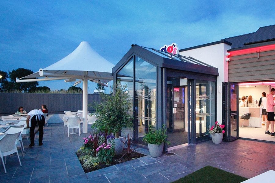Canopy for Cafés and Restaurants | Hospitality Canopies | A&S Landscape