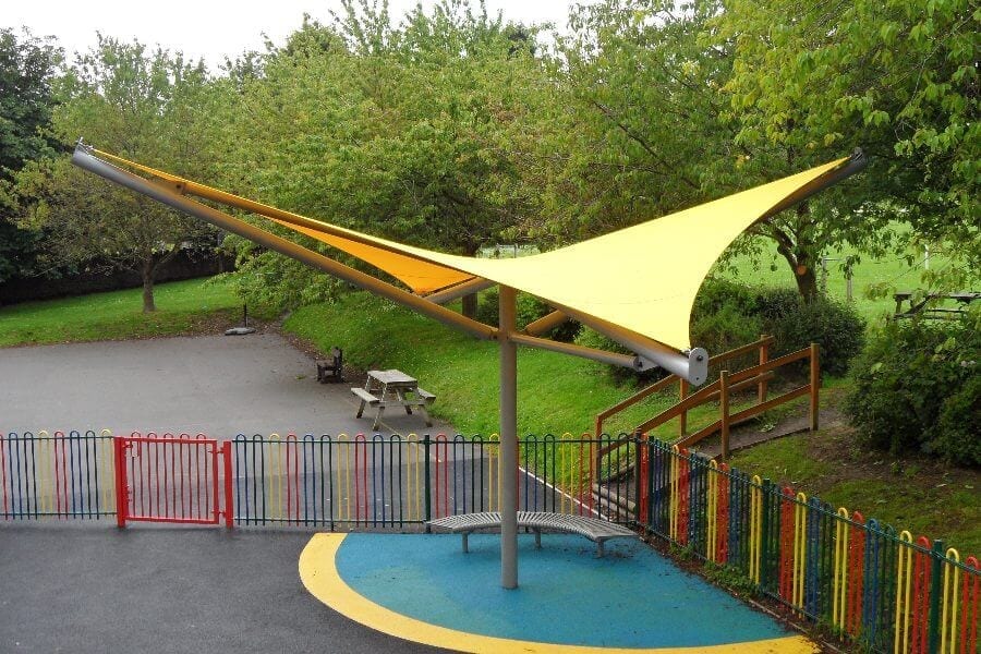 Maxima StarSail™ | Fabric Shade Sail for Schools | A&S Landscape
