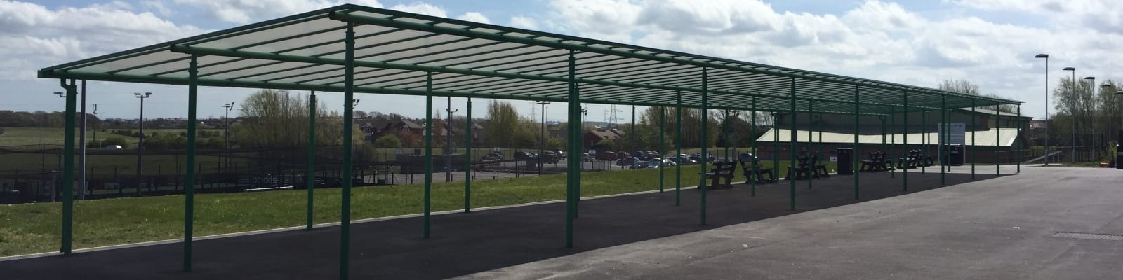 Outdoor Shelter at Blackpool Aspire Academy | A&S Landscape
