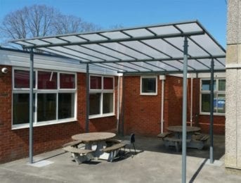 Larchfield Primary School in Berkshire Add Playground Canopy | A&S ...