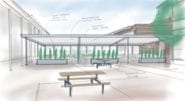 Whitecross High School add Covered Dining Area | A&S Landscape A&S ...