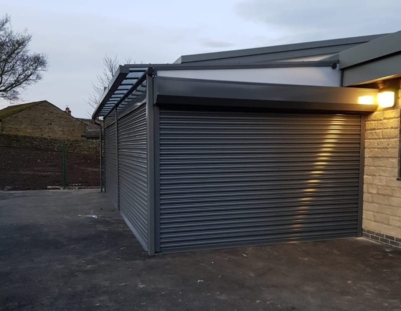 Yorkshire Village Hall add Secure Canopy | A&S Landscape A&S Landscape