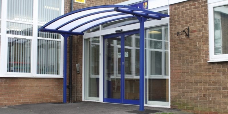 School Entrance Canopies | Shelters & Canopies for Schools | A&S Landscape