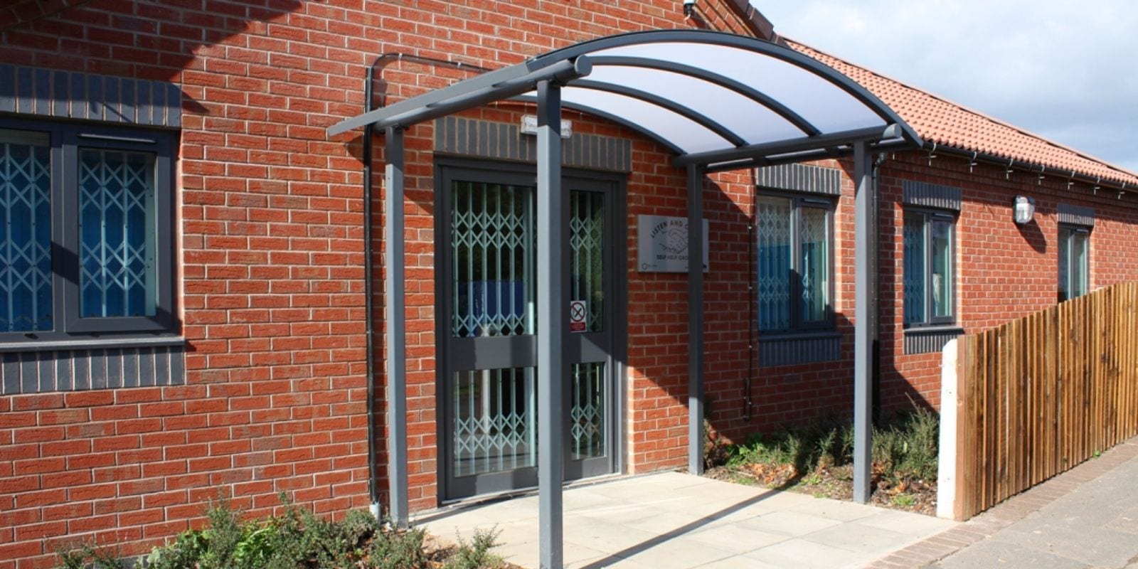 School Entrance Canopies | Shelters & Canopies for Schools | A&S Landscape