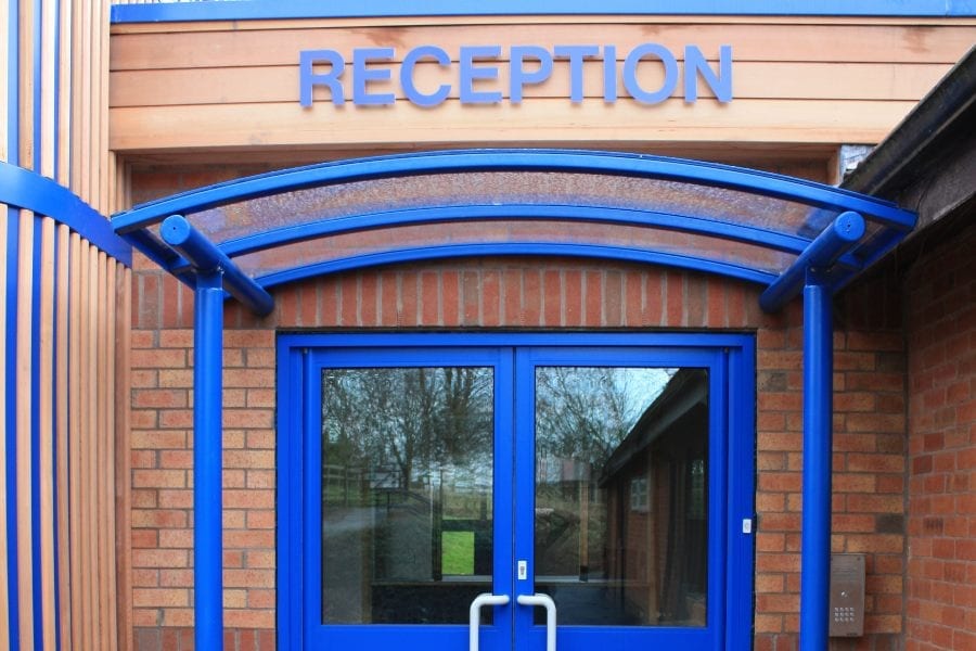 School Entrance Canopies | Shelters & Canopies for Schools | A&S Landscape