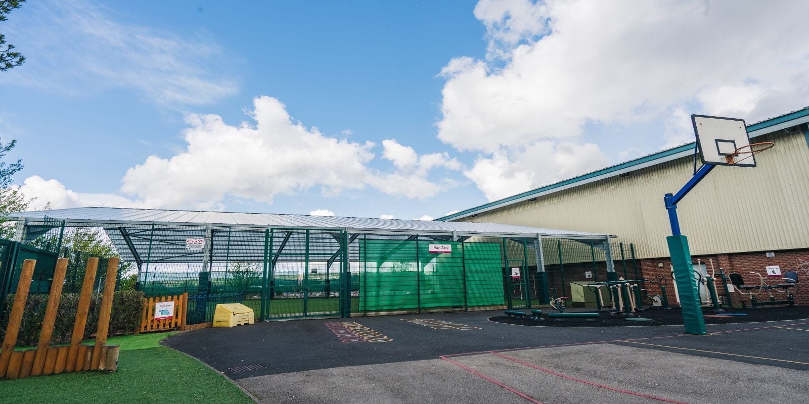 Covered MUGAs | Sports Canopies for Schools | A&S Landscape