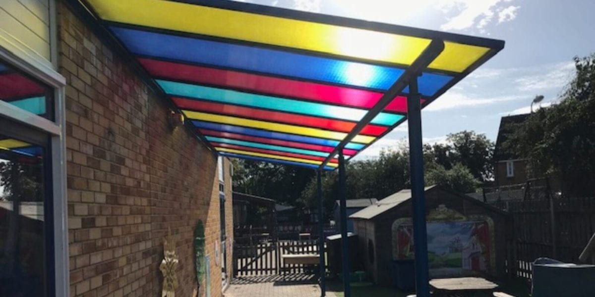 Playground Canopy at Millbrook Primary School | A&S Landscape A&S Landscape