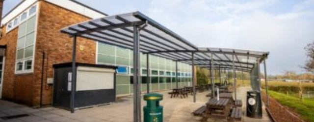 Dining Area Canopies | Outdoor Dining Areas for Schools | A&S Landscape