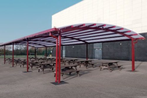 Lord Derby Academy in Merseyside Adds Dining Shelter | A&S Landscape A ...