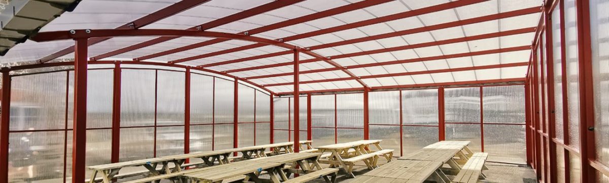 Curved Roof Canopies | A&S Landscape A&S Landscape