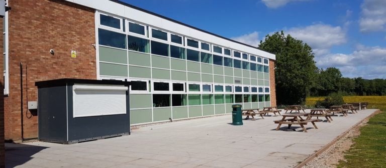 The Chantry School in Worcestershire Add Dining Area Canopy | A&S ...