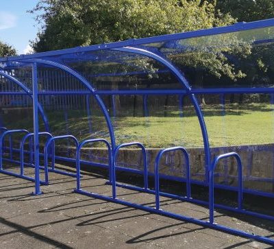 Cycle Shelter at Bilbrook Middle School in Wolverhampton | A&S ...
