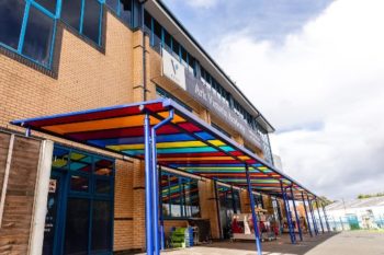 Ark Victoria Academy in the West Midlands Adds Break Time Canopy | A&S ...