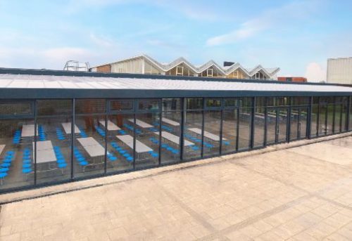 Wednesfield High Academy in the West Midlands Adds Dining Canopy | A&S ...