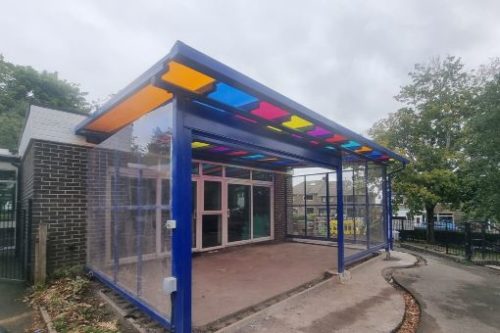 Meltham Moor Primary School in West Yorkshire Adds Outdoor Canopy | A&S ...