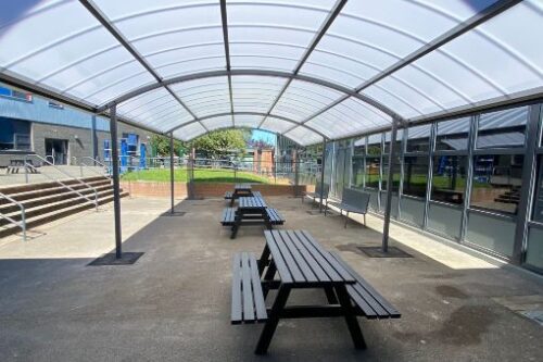 Hartsdown Academy in Kent Installs Brand-New Dining Shelter | A&S ...