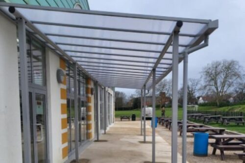 Lampton School in Greater London Installs Covered Walkway | A&S ...