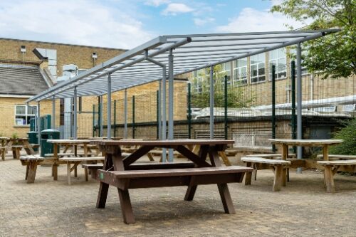 School Canopy Installation at Sir Harry Smith Community College A&S ...
