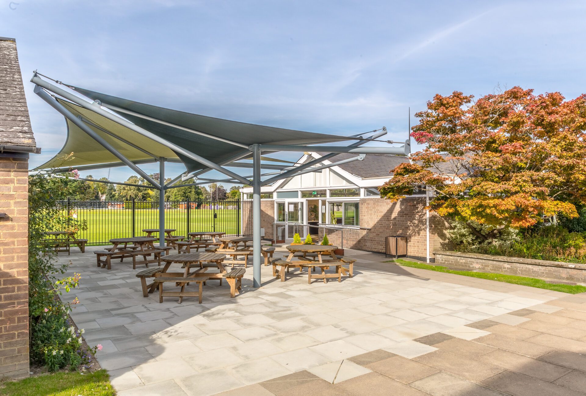 How to Cover an Outdoor Eating Area | A&S Landscape A&S Landscape